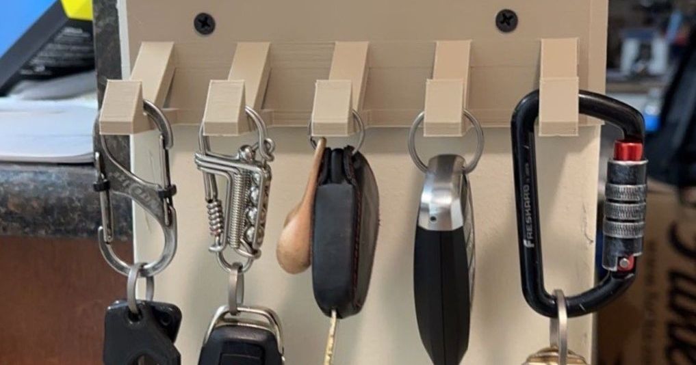 2 Simple Key Racks by LocallyPrint3D | Download free STL model ...