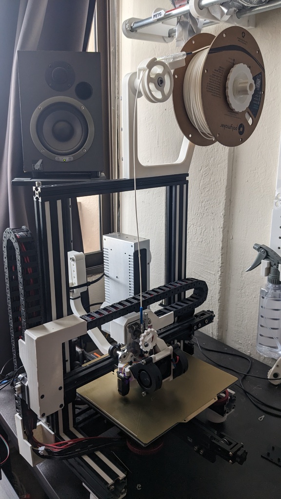 Direct Drive Filament Spool Holder by Eric Anastas | Download free STL ...