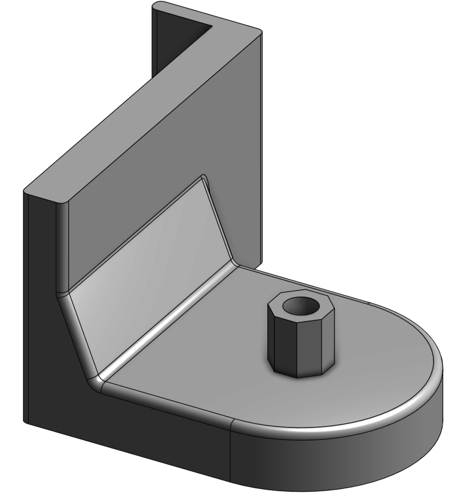 Rollo Halter / Roller Bracket by Bombastus Hands | Download free STL ...