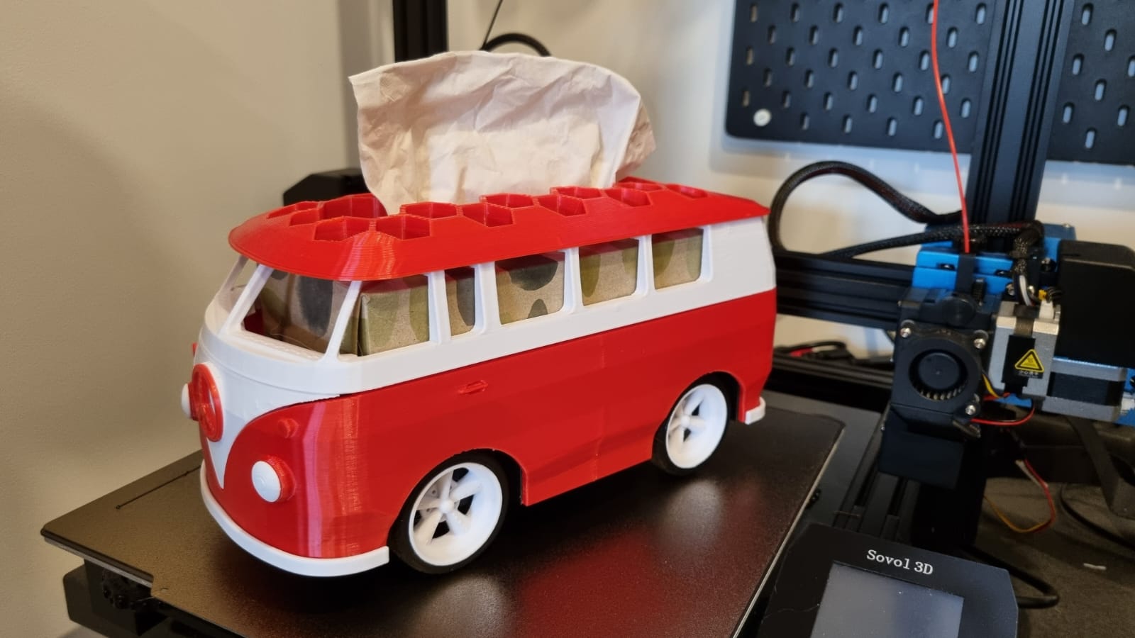 VW Bus Bulli Tissue Box by Babba123 | Download free STL model ...