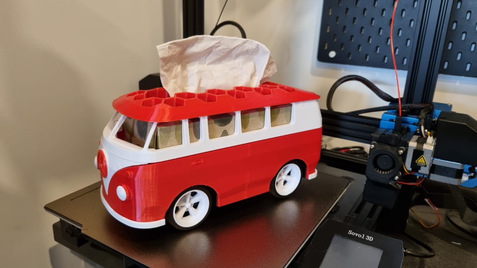 VW Bus Bulli Tissue Box by Babba123 | Download free STL model ...