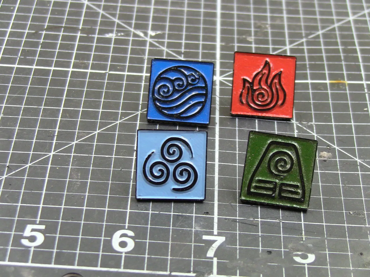 Four Element Symbols Avatar