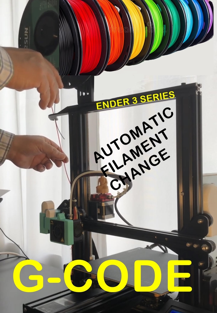 ENDER 3 SERIES FILAMENT CHANGE AUTOMATION G-CODE SCRIPTS by Botcan3D | Download free STL model ...