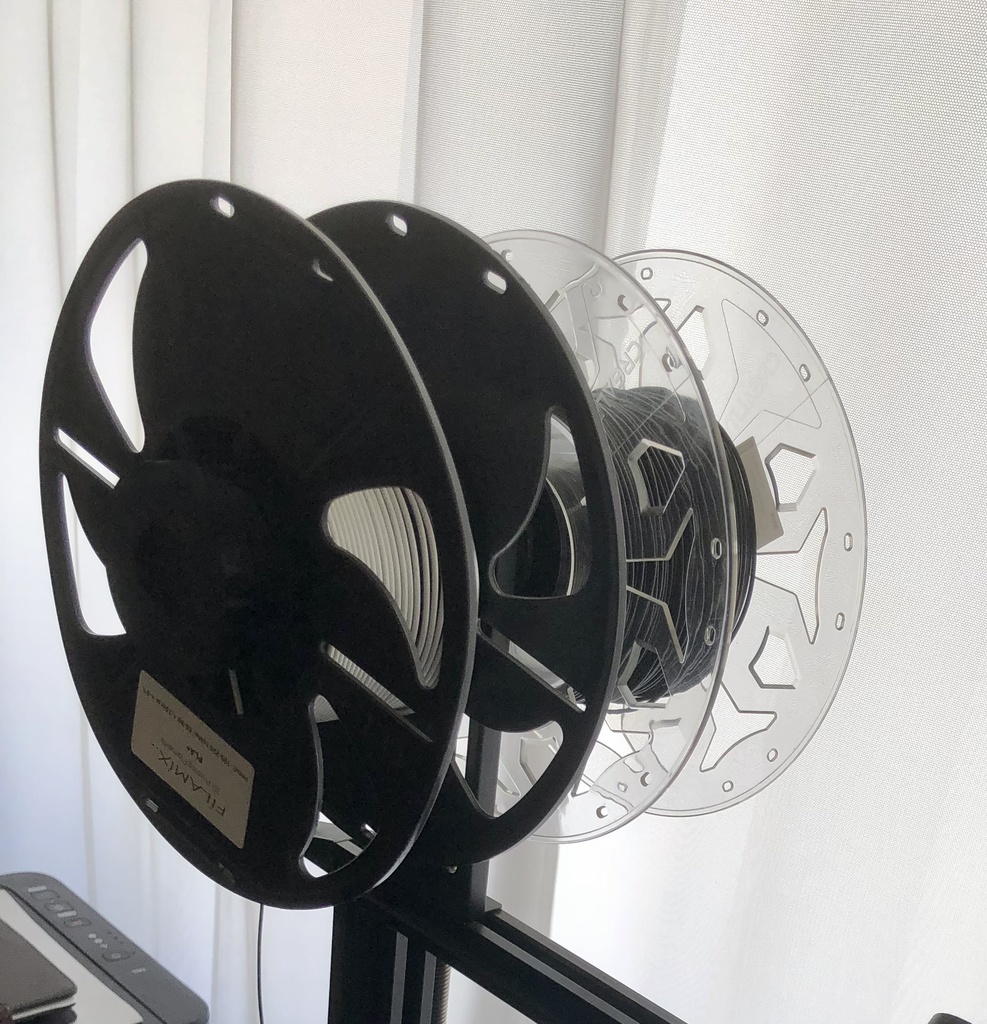 DOUBLE SPOOL HOLDER FOR ENDER 3 SERIES (PRINT-IN-PLACE) by Botcan3D ...