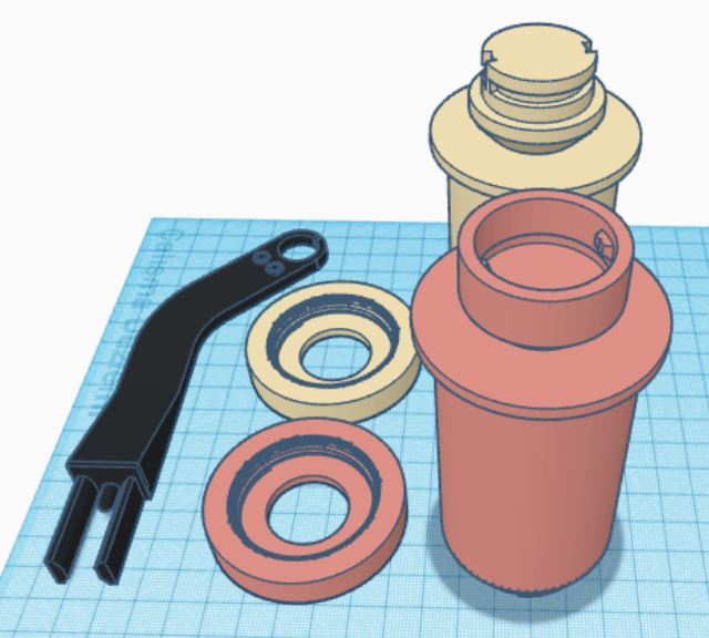 DOUBLE SPOOL HOLDER FOR ENDER 3 SERIES (PRINT-IN-PLACE) by Botcan3D ...