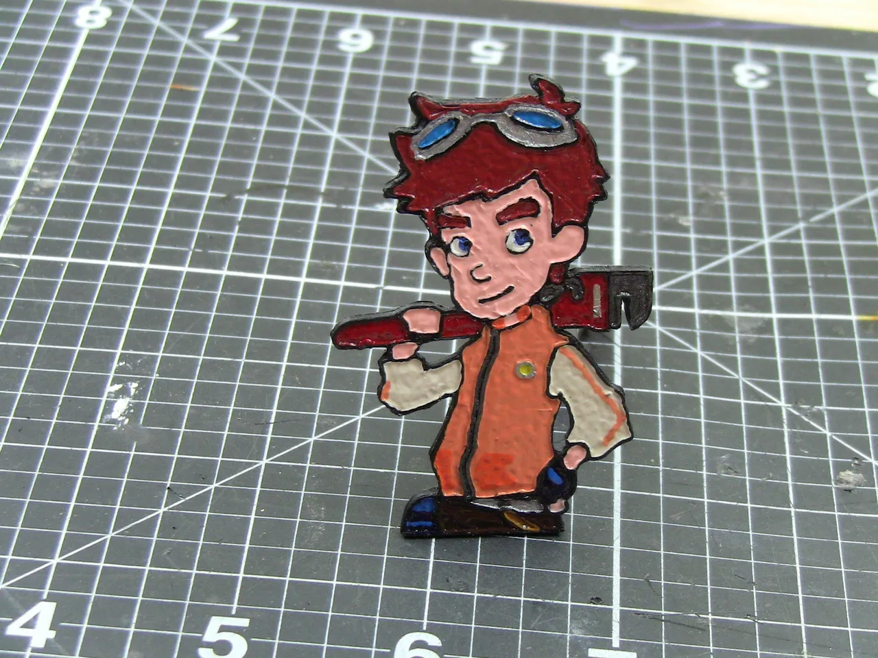Portia enamel pin by Nick Tailor | Download free STL model | Printables.com
