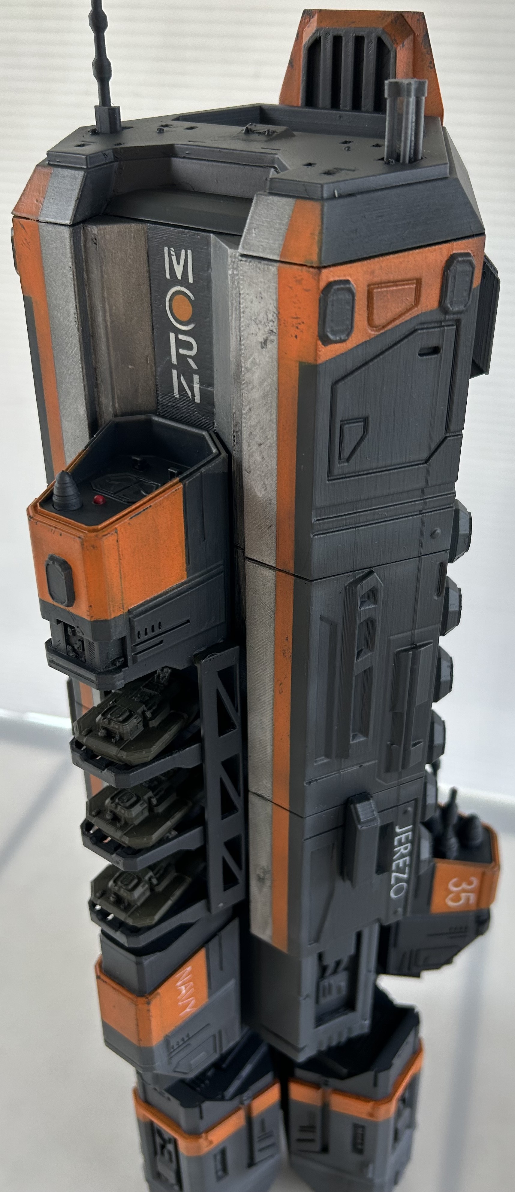 Mcrn Scirocco Class Assault Cruiser From The Expanse By Cg Download Free Stl Model
