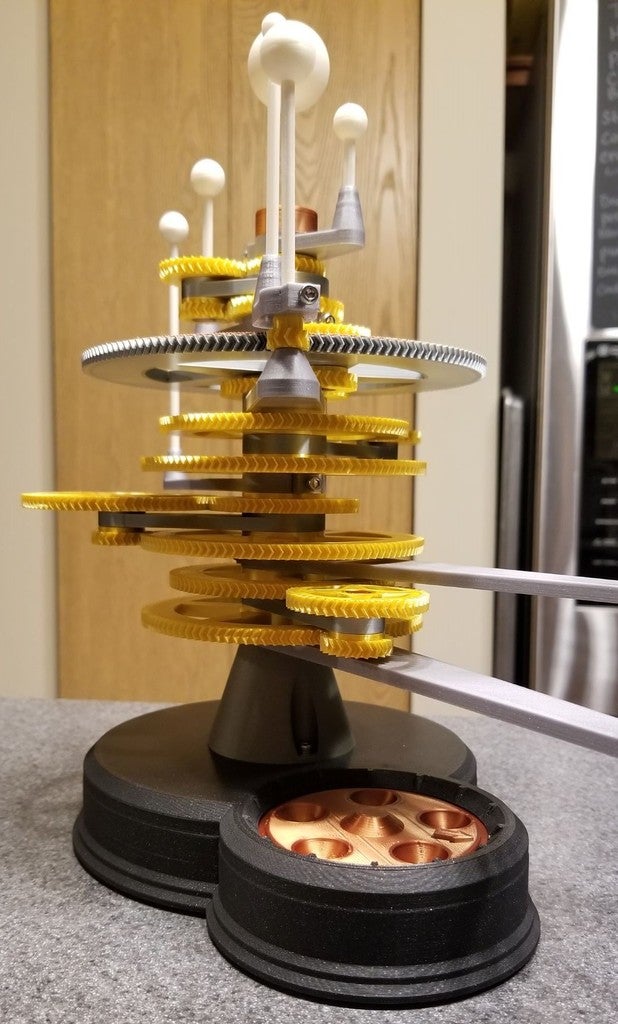 Mechanical Planetarium - Tuned by HackerJack42 | Download free STL ...