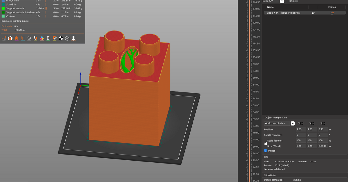 Lego 4x4 Tissue Holder by Ghettoblasta | Download free STL model ...