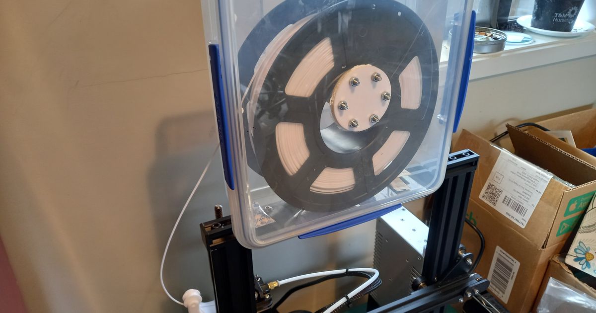 Dry Box Spool Holder by Glowcouch | Download free STL model ...