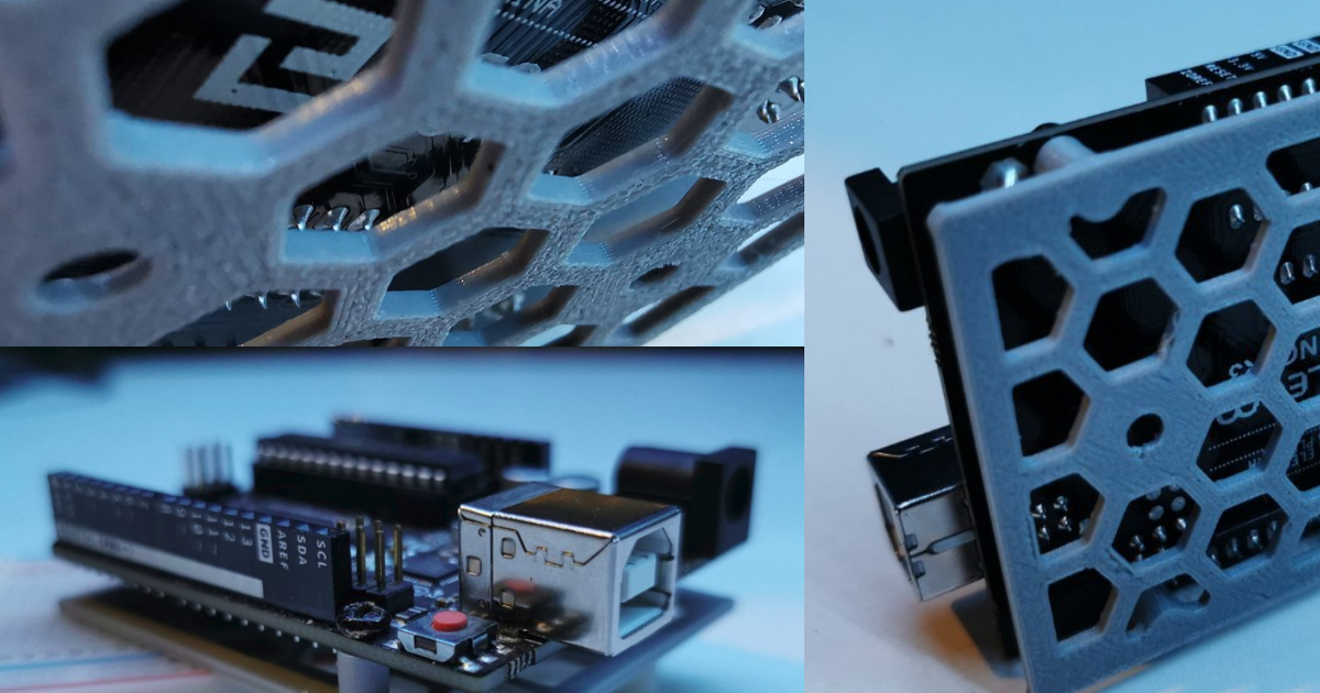 Arduino Uno Mount Base By Nans Download Free Stl Model