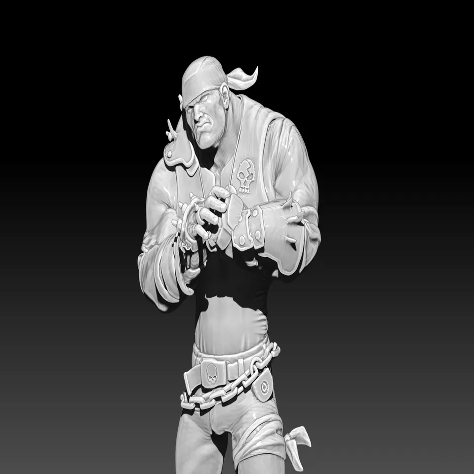''Brick'' character from Borderlands 3 by Milhause | Download free STL ...