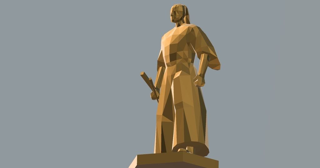 Low poly Ninja by Milhause | Download free STL model | Printables.com