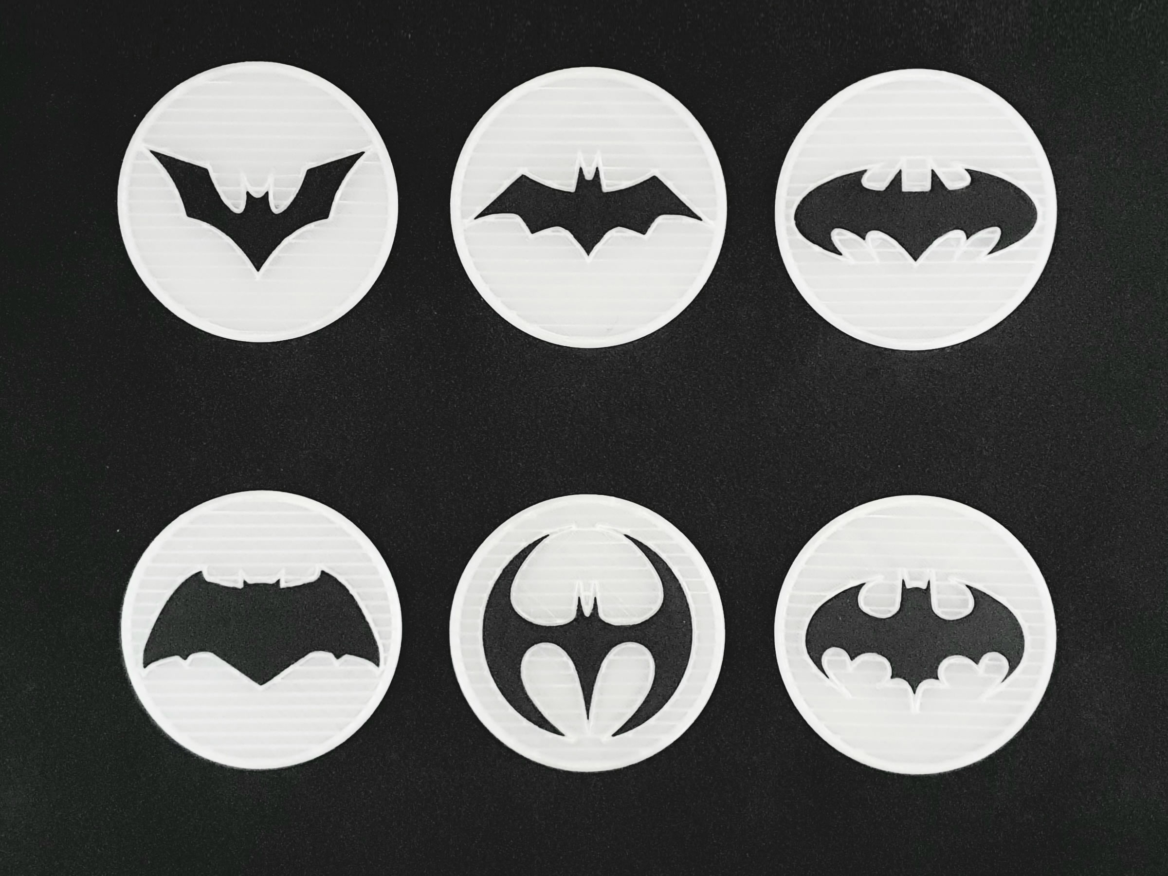 Bat-Coaster Collection by jajaum3d | Download free STL model ...
