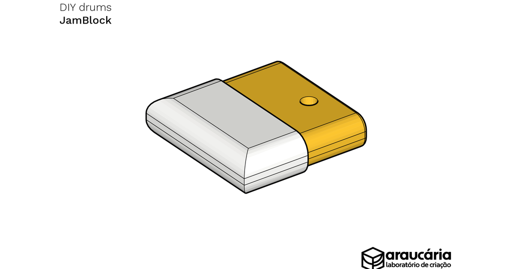 DIY drums - Jam Block by Araucaria Lab | Download free STL model ...