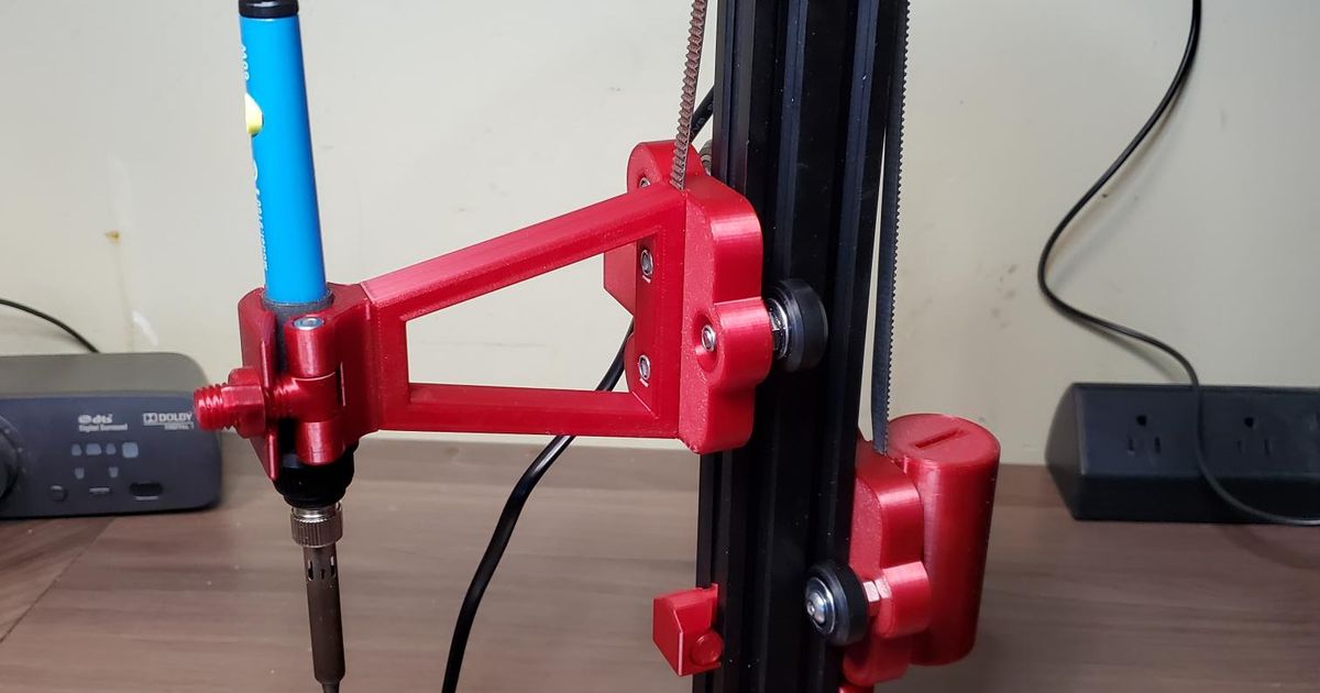 Heat Set Insert Press Tool With Quick Release Clamp by Justin | Download free STL model ...