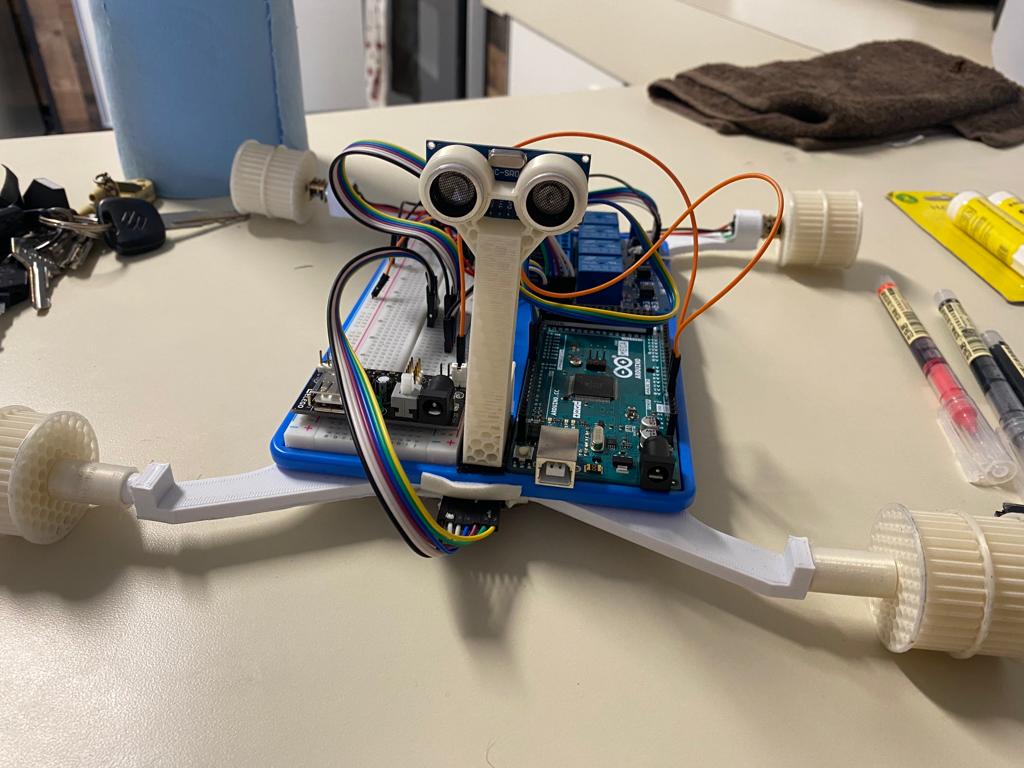 Utrasonic sensor HC-SR04 holder by SebastianColonCastro | Download free ...