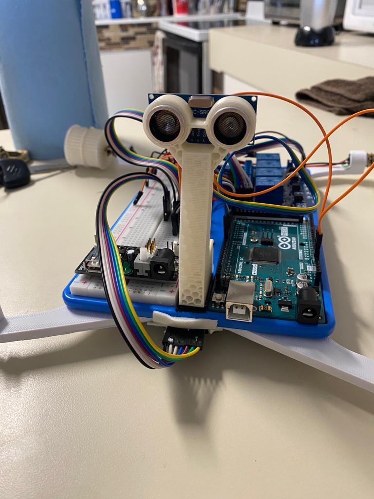 Utrasonic sensor HC-SR04 holder by SebastianColonCastro | Download free ...