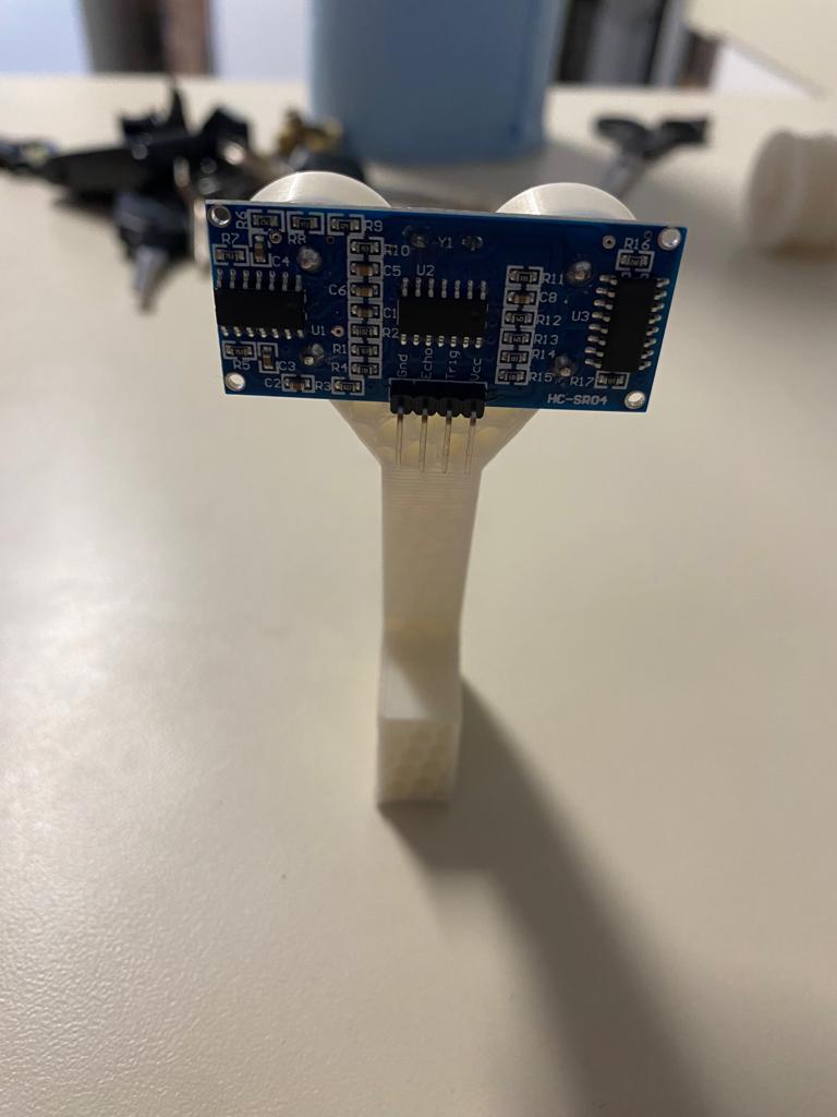 Utrasonic sensor HC-SR04 holder by SebastianColonCastro | Download free ...
