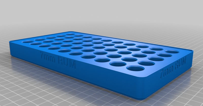 7mm RUM Stacking Loading Block by brass_ring | Download free STL model ...