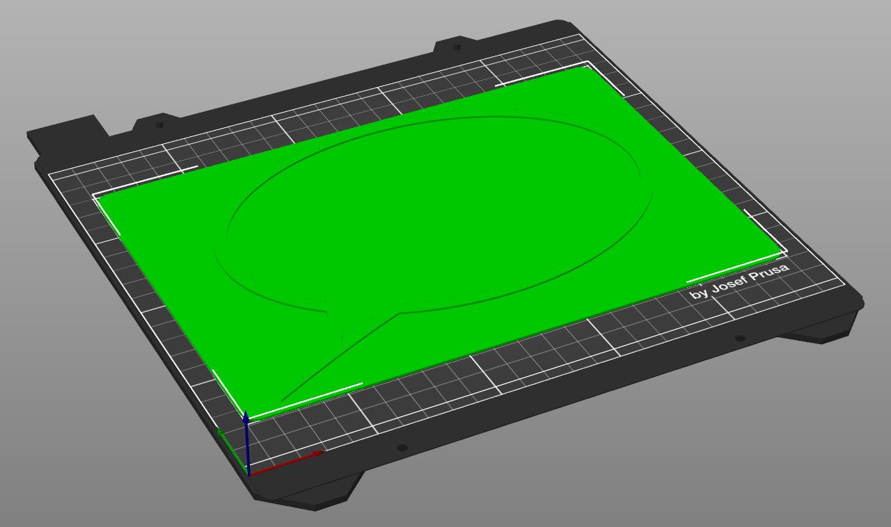 Speech Bubble Plate By Omega Ti Download Free Stl Model Printables