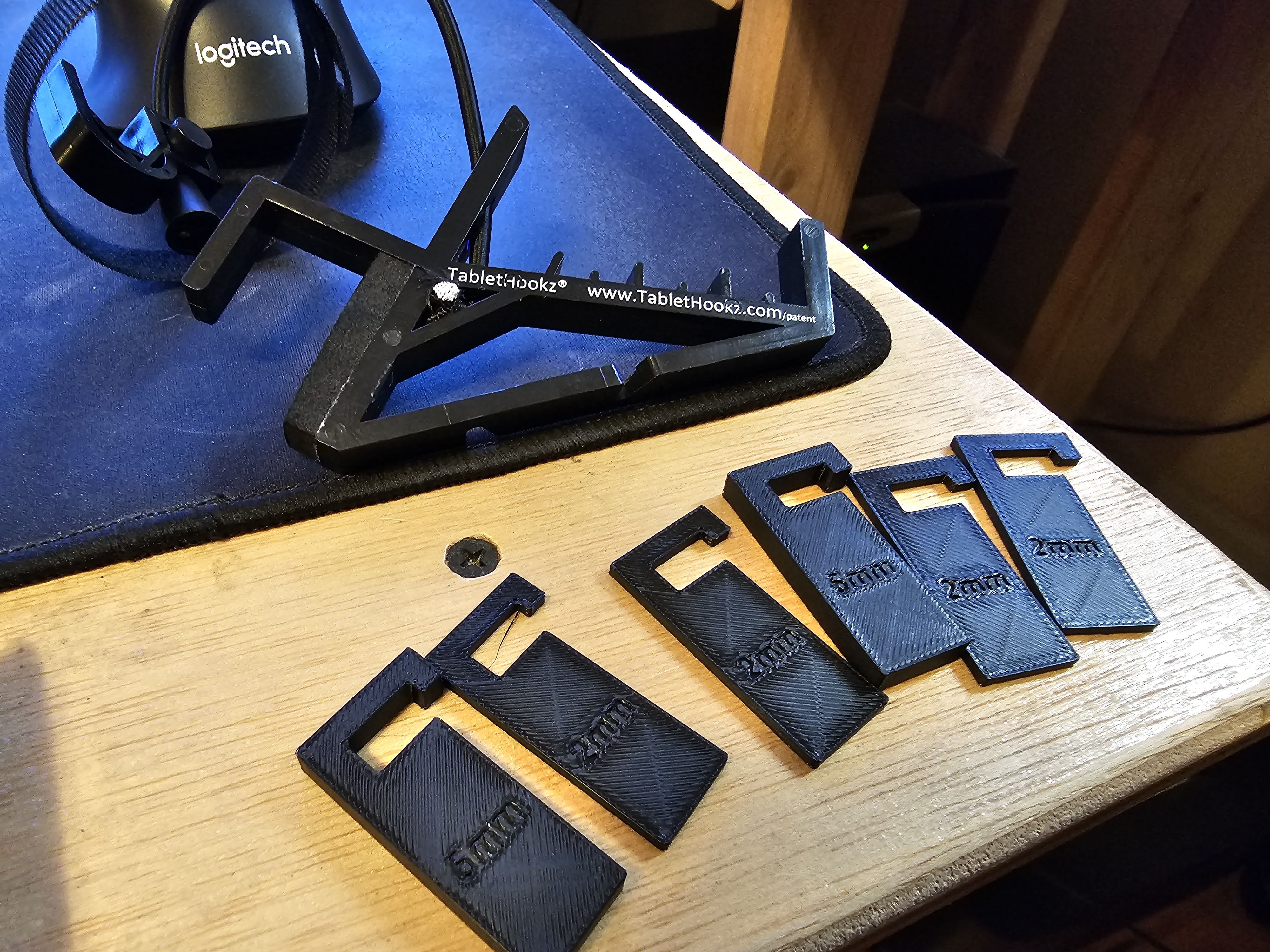 Tablethookz Tablet Holder - Spacers by taiguy | Download free STL model ...