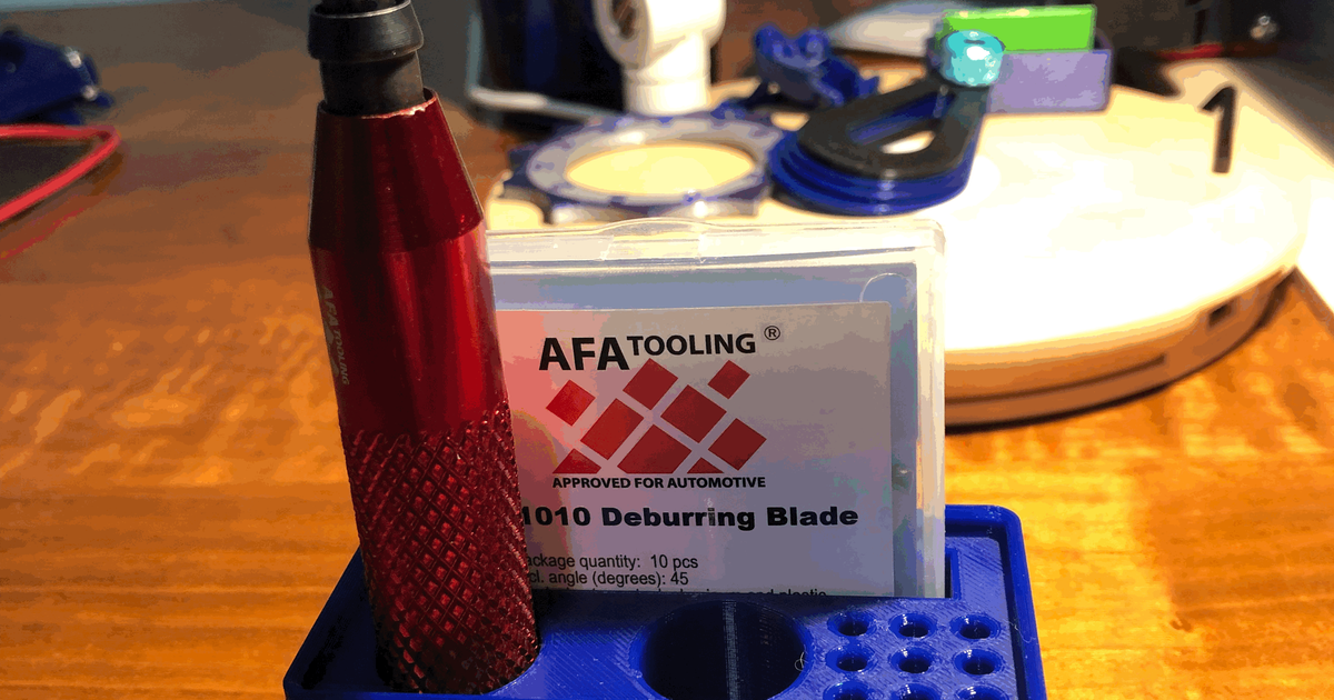 Deburring tool holder. by printing_newbie | Download free STL model | Printables.com