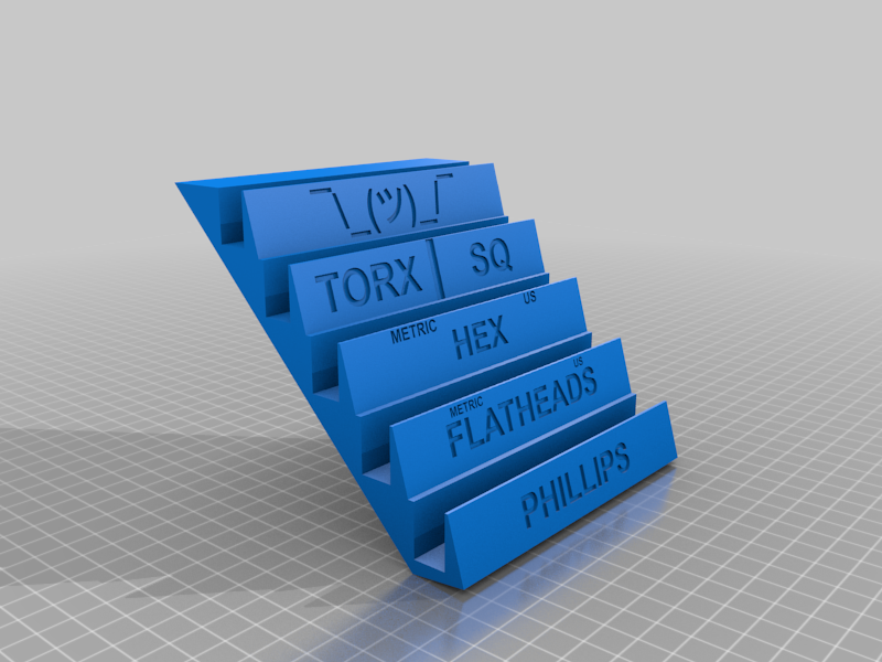 Hex Bit Drawer Organizer by BubsBuilds | Download free STL model ...