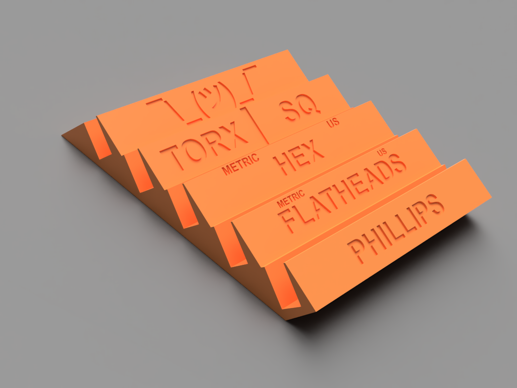 Hex Bit Drawer Organizer by BubsBuilds | Download free STL model ...