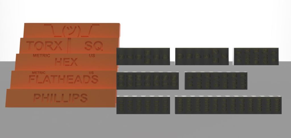 Hex Bit Drawer Organizer by BubsBuilds | Download free STL model ...