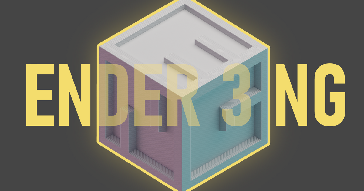 Ender 3 NG - calibration cube V2 by RH3D | Download free STL model | Printables.com