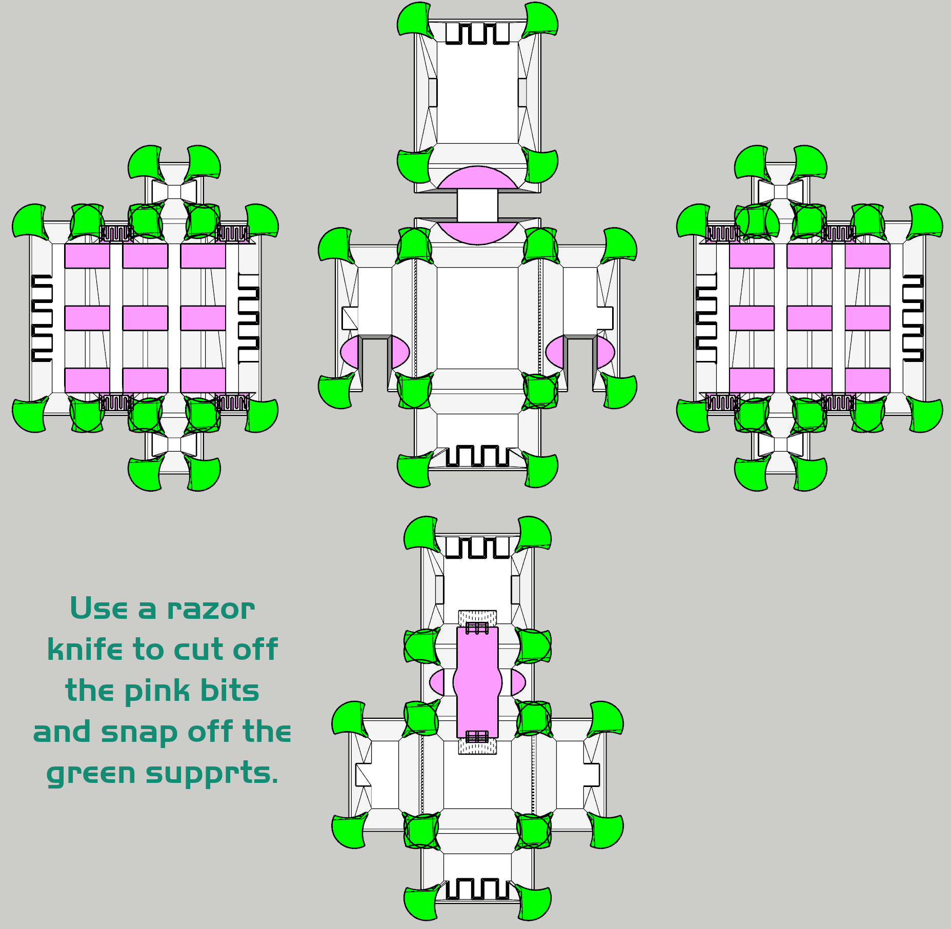 Minecraft Warden Full Color by Plexus | Download free STL model ...