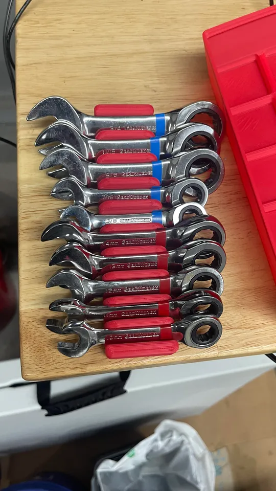 Gridfinity 10 Stubby wrenches by 3DeezNutz | Download free STL model ...