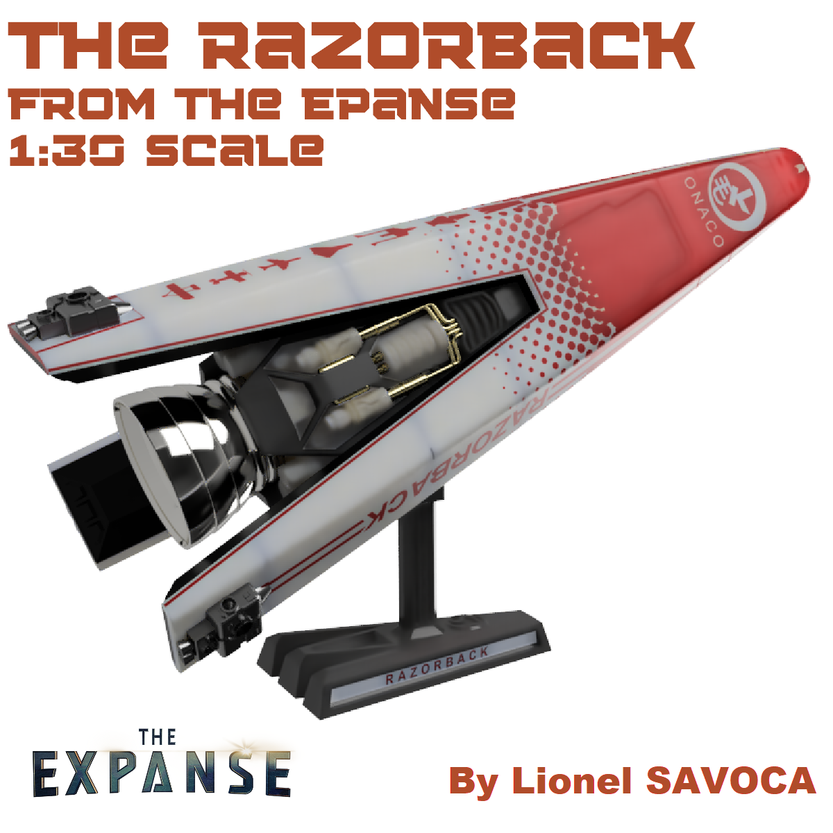 Razorback from The Expanse - 1:30 scale (adaptable) par Lionel SAVOCA ...