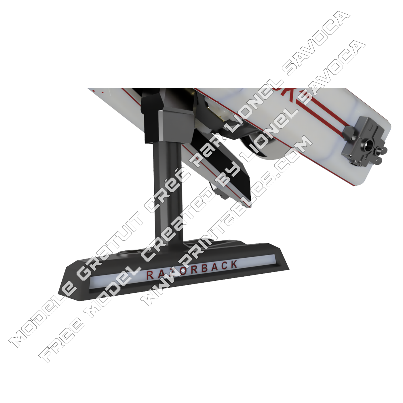 Razorback from THE EXPANSE TV show - 1:30 Scale (adaptable) por Lionel ...