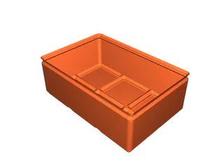 Gridfinity Box (Quick print, lite version, less filament!) by GlennovitS 3D | Download free STL ...