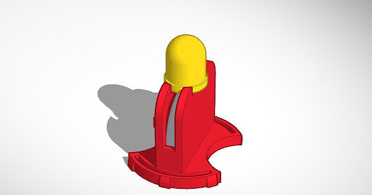 Coin Cell LED Holder by daniel green | Download free STL model ...