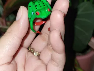Tree Frog Ring by WildFern23 | Download free STL model | Printables.com