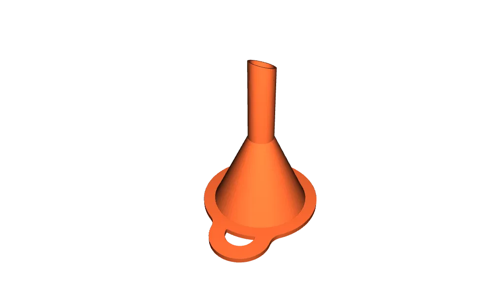 Small funnel by Synhro | Download free STL model | Printables.com