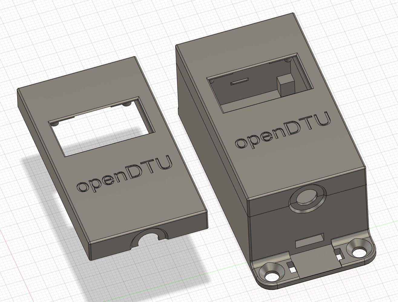 openDTU / Ahoi Housing for one external antenna by Tommi_nrw | Download free STL model ...