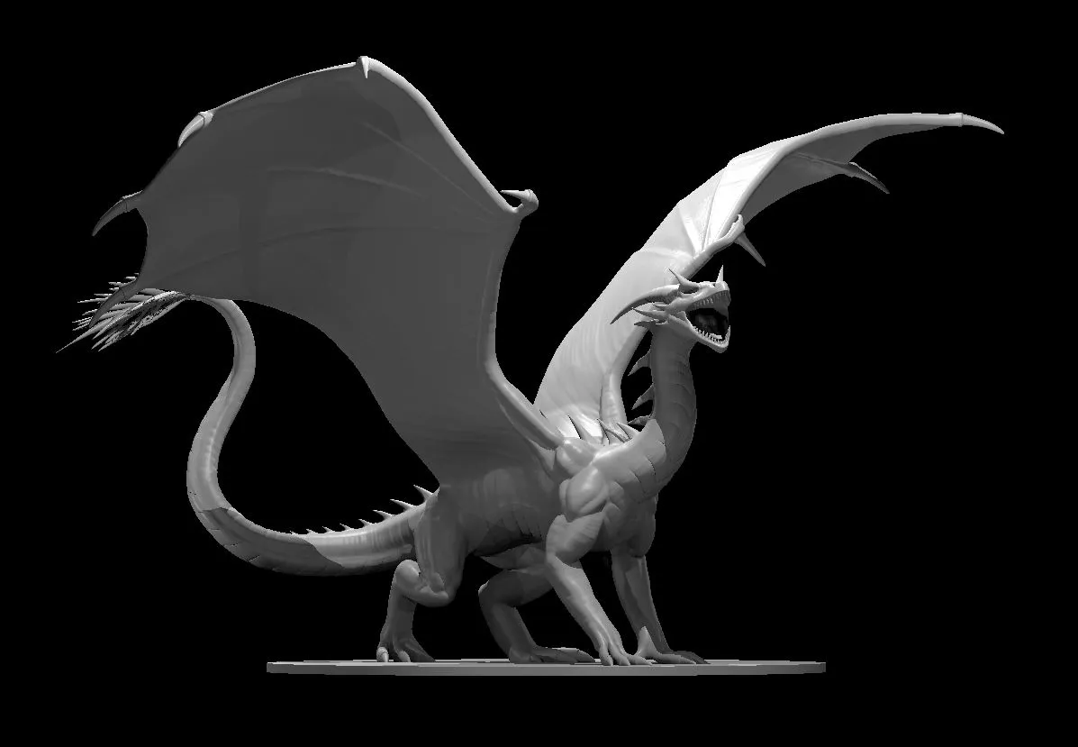 Mithral Dragon by MZ4250 | Download free STL model | Printables.com