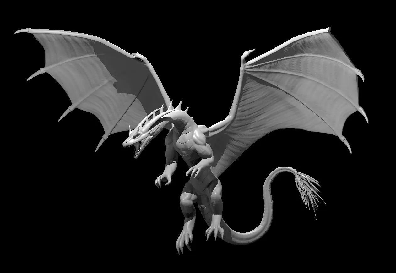 Mithral Dragon by MZ4250 | Download free STL model | Printables.com