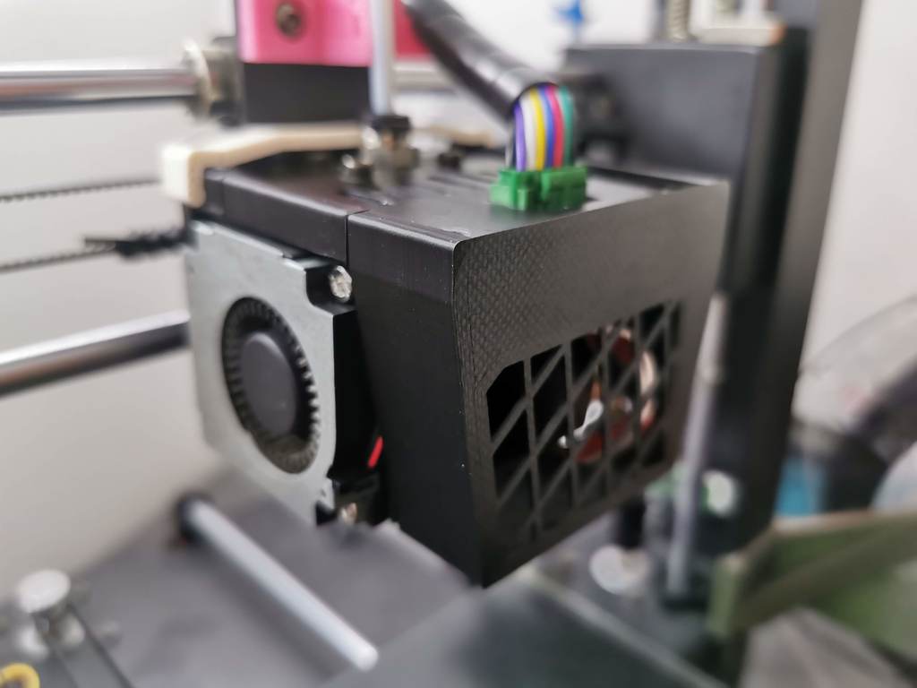 Anycubic i3 mega Hotend fan box (also Mega-S, Mega-X, Full Metal ...