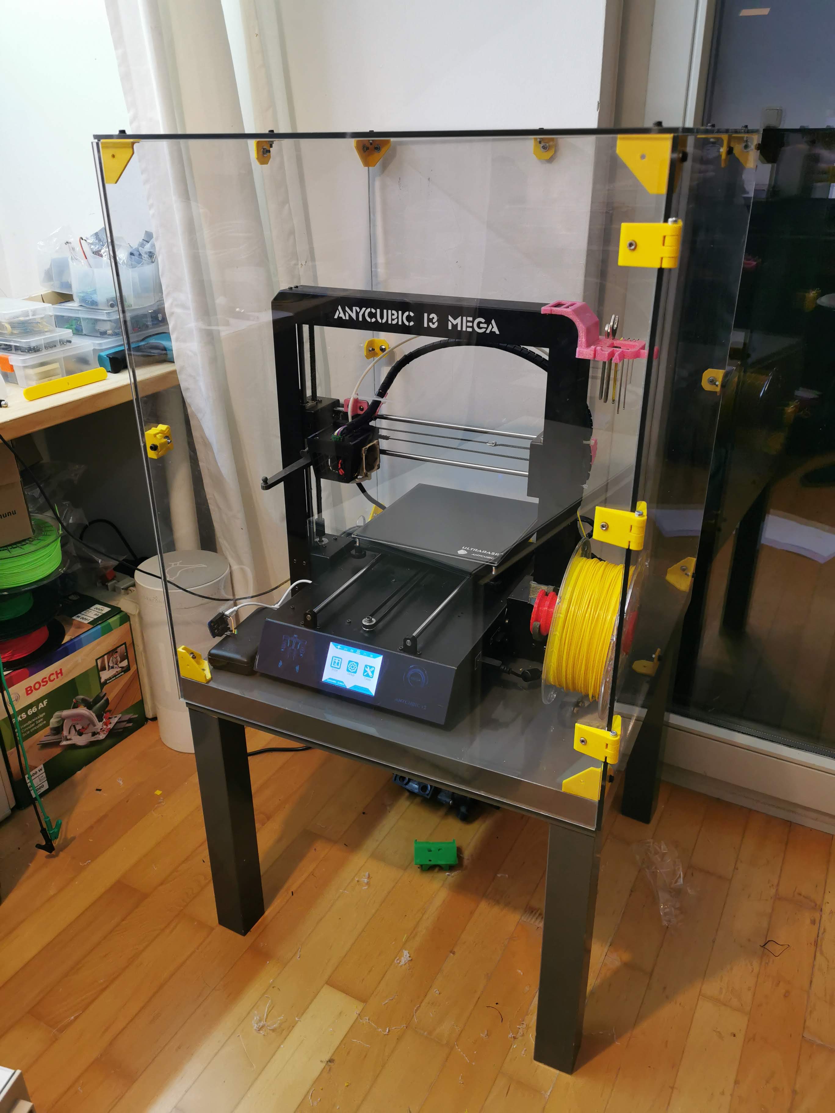 box jellyfish 3D Printer enclosure IKEA LACK table by AlexMu | Download ...