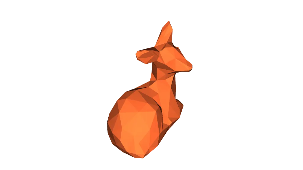 Low poly fawn by RestoreDoctor | Download free STL model | Printables.com