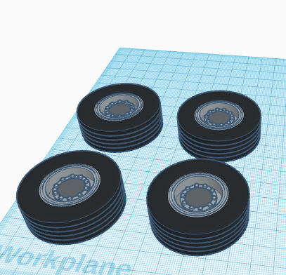 School Bus Wheels Scaled Down 1:30 Ratio by TheNerd@Work28 | Download ...