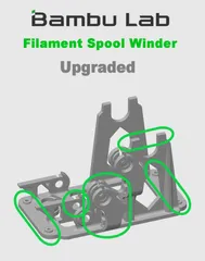 Bambu Lab Filament Spool Winder - Upgraded All Gears and Axes by Damian ...