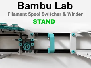Bambu Lab Filament Spool Winder - Upgraded by STORM DESIGN | Download ...