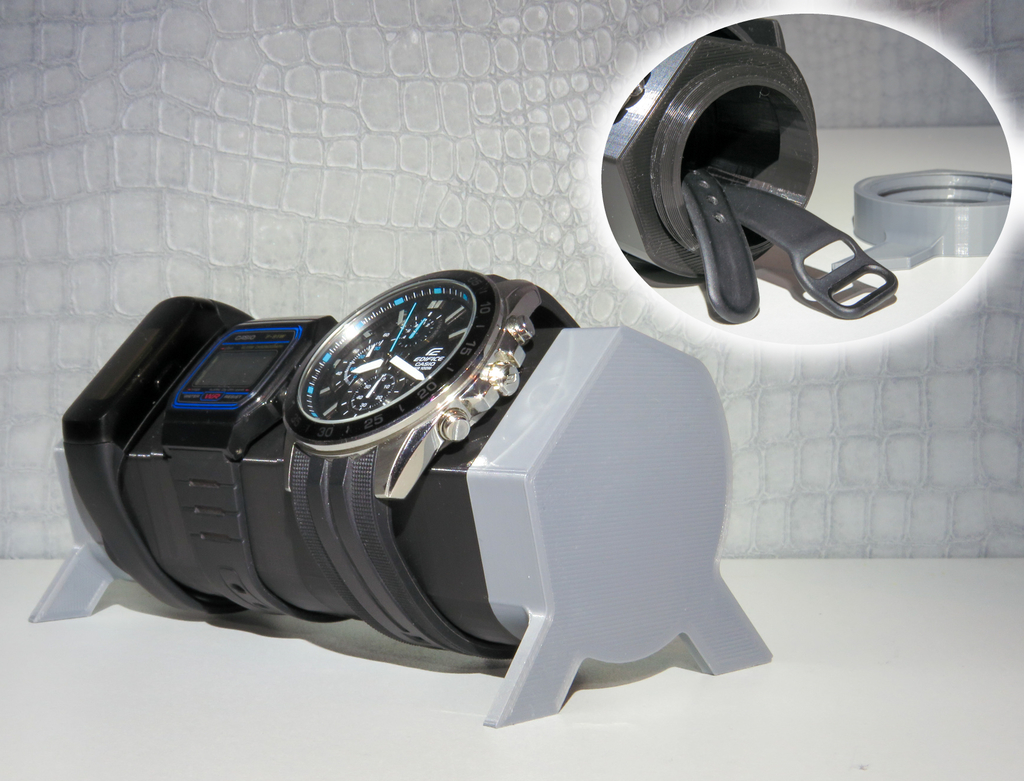 Customizable watch stand by VANU-3D | Download free STL model ...