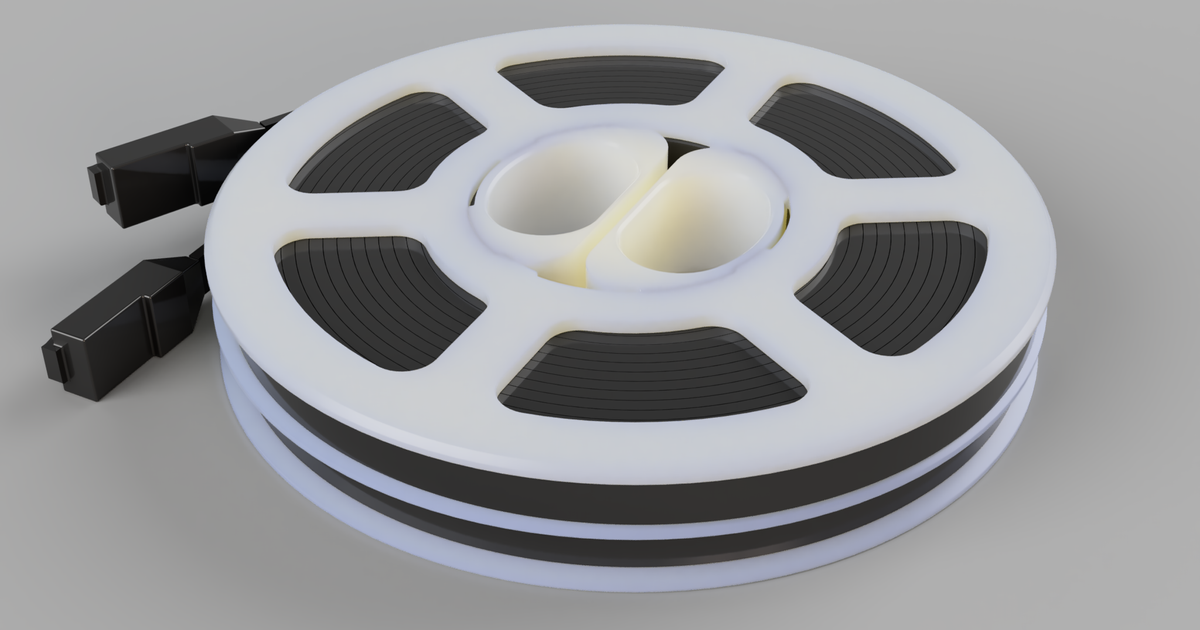 cable spool ethernet cable 10m por AlexMu | Descargar modelo STL ...